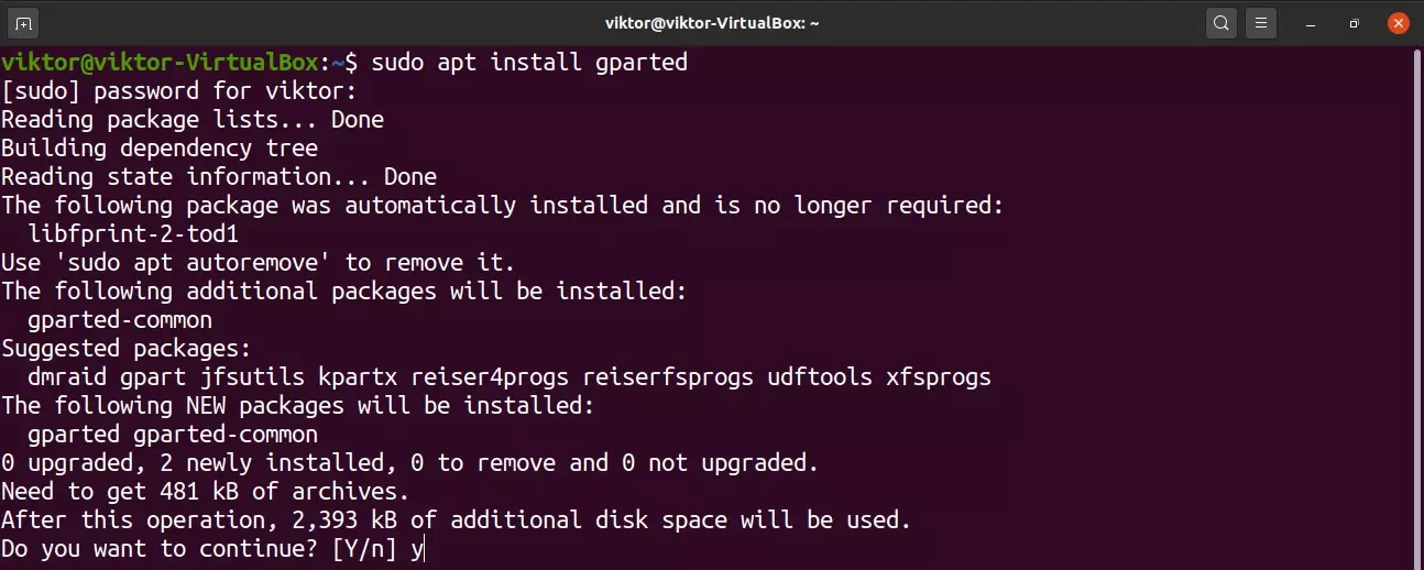 Kako formatirati particije diska na Linuxu