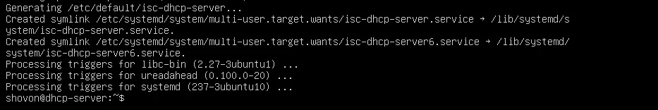 Ubuntu 18.04 LTS تي DHCP سرور کي ڪيئن انسٽال ۽ ترتيب ڏيو 9981_5