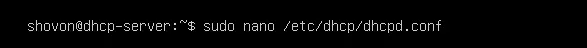 A DHCP-kiszolgáló telepítése és konfigurálása Ubuntu 18.04 LTS-en 9981_7
