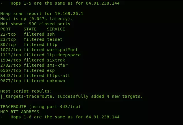 Traceroute með Nmap 998_11