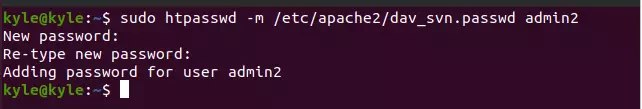 როგორ დააინსტალიროთ Apache Subversion Ubuntu-ზე 9_11